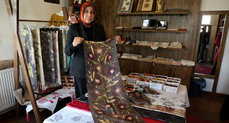 Doğanın renkleri kumaşlarda hayat buluyor - Tokat Haber 60